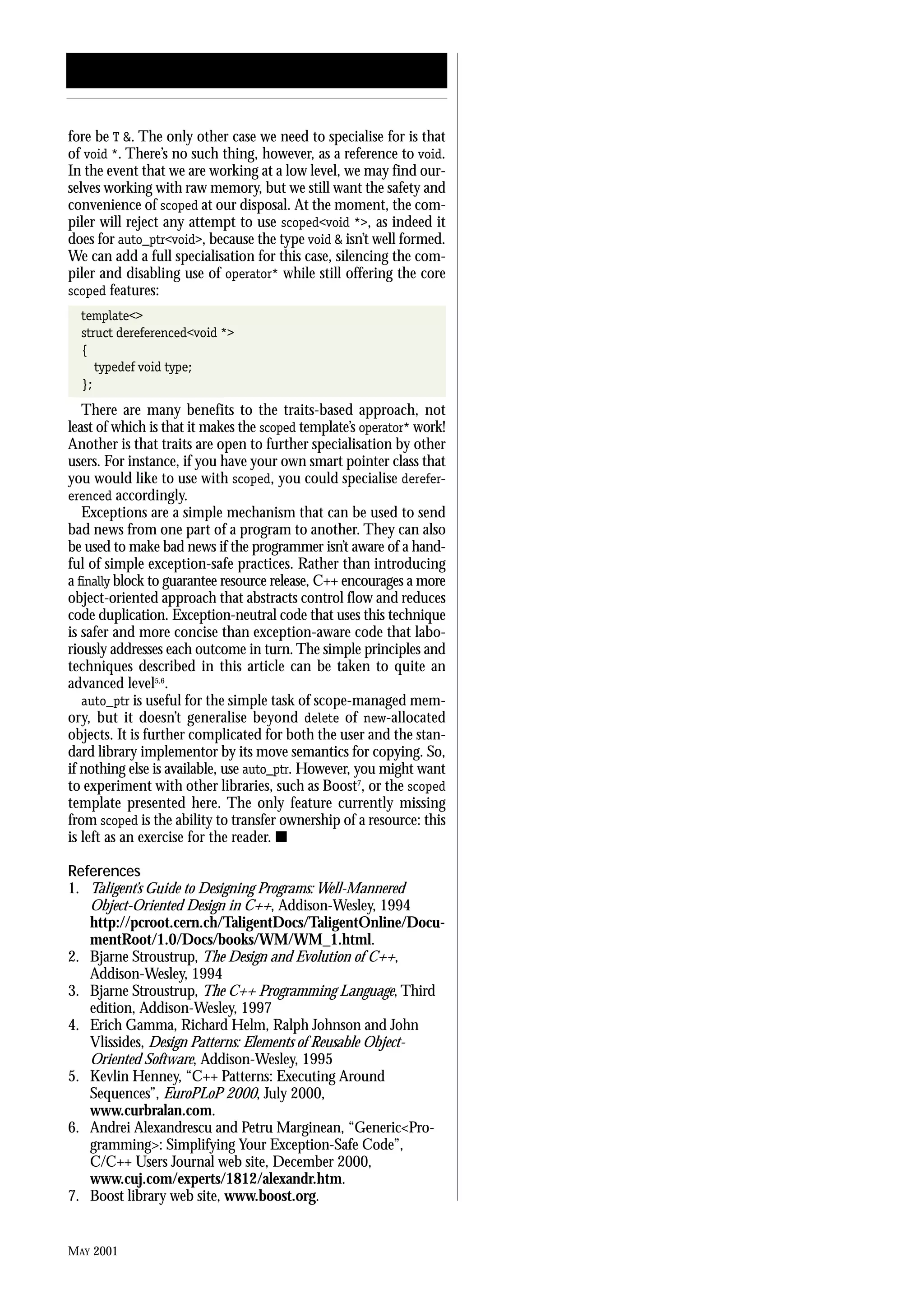 Making An Exception Pdf Programming Languages Computing