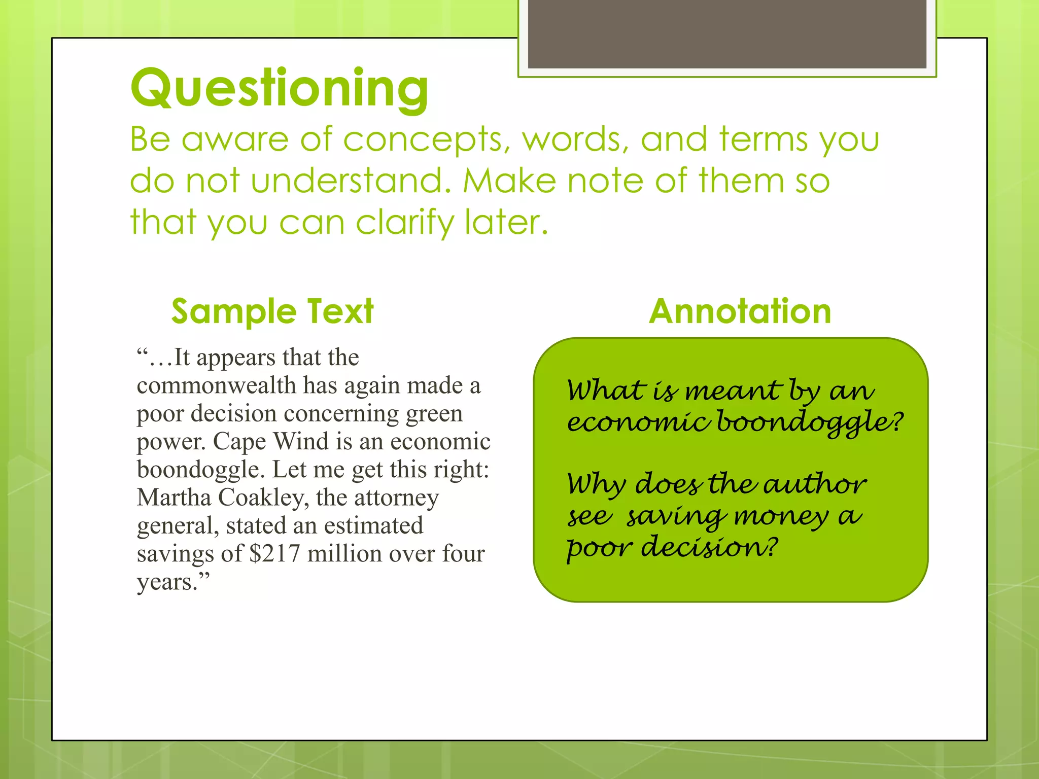 Making annotations | PPTX