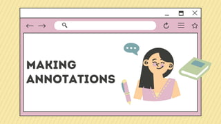 Making annotations | PPTX