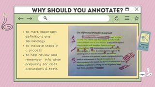 Making annotations | PPTX