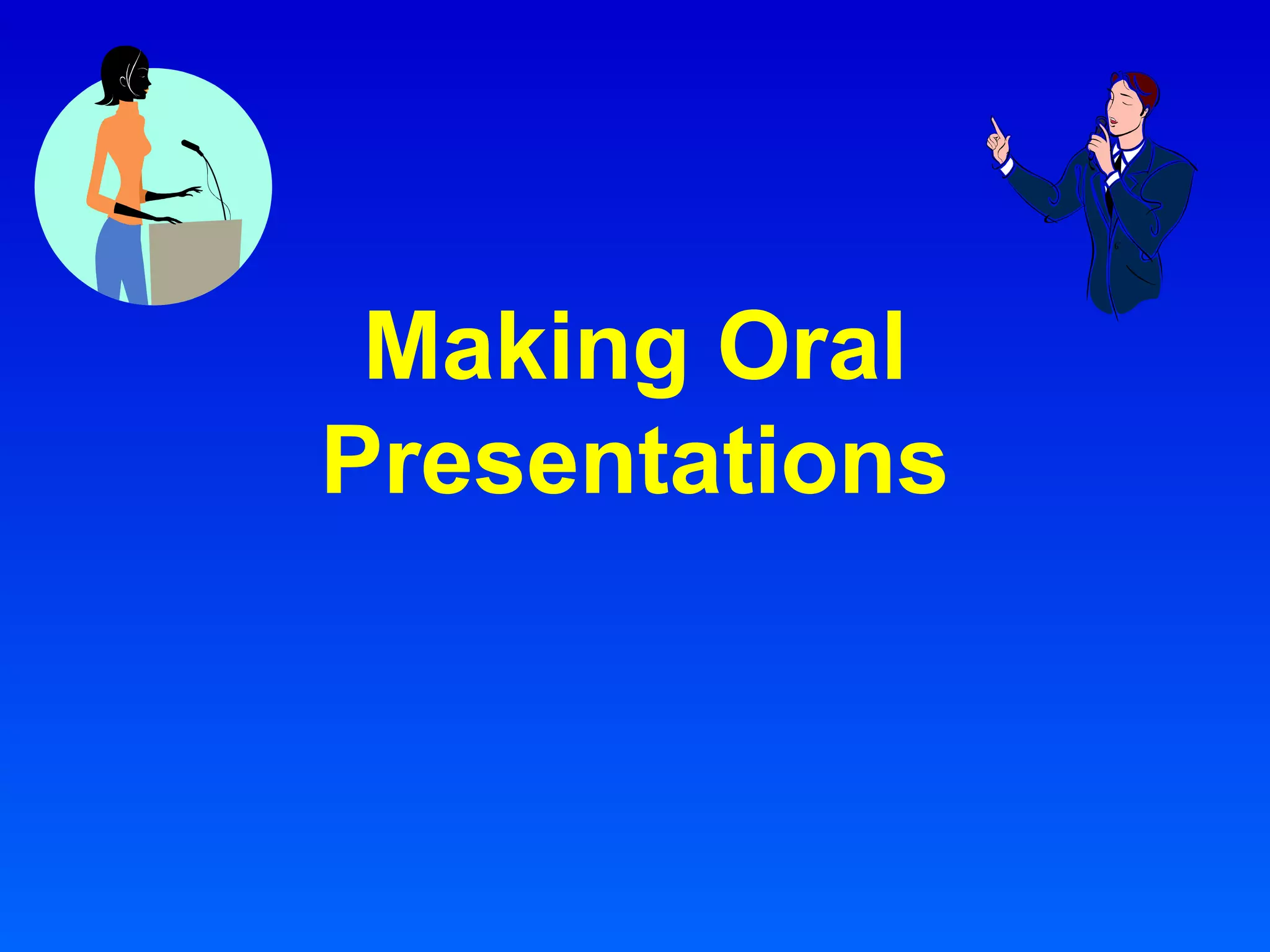 Making an oral presentation 5 | PPT