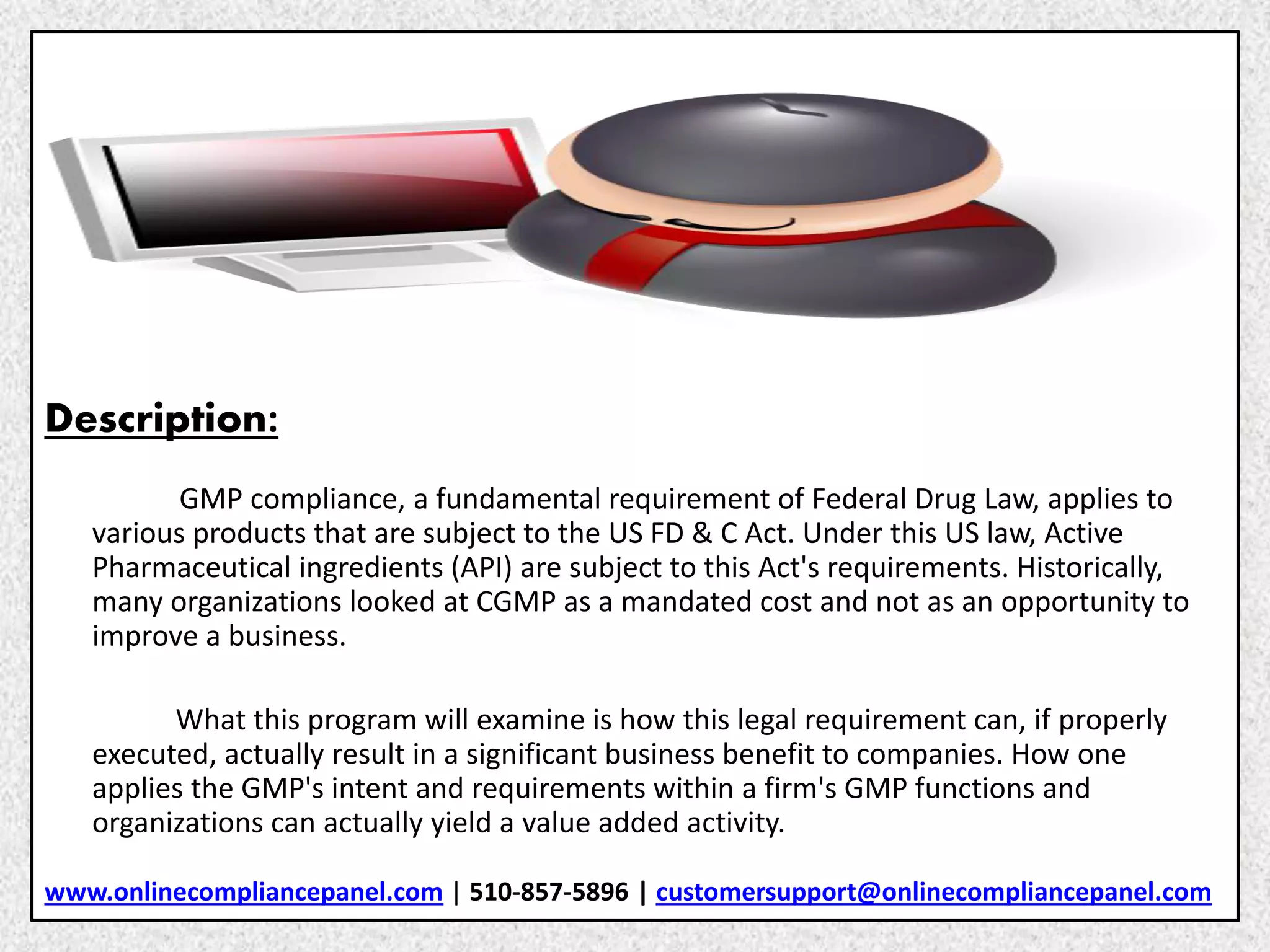 Making api gmp work for you & your company! | PDF | Web Conferencing ...