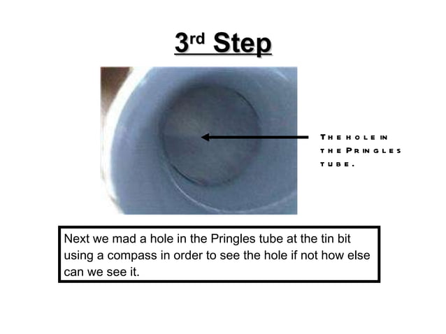Making a pinhole camera from a pringle tube | PPT