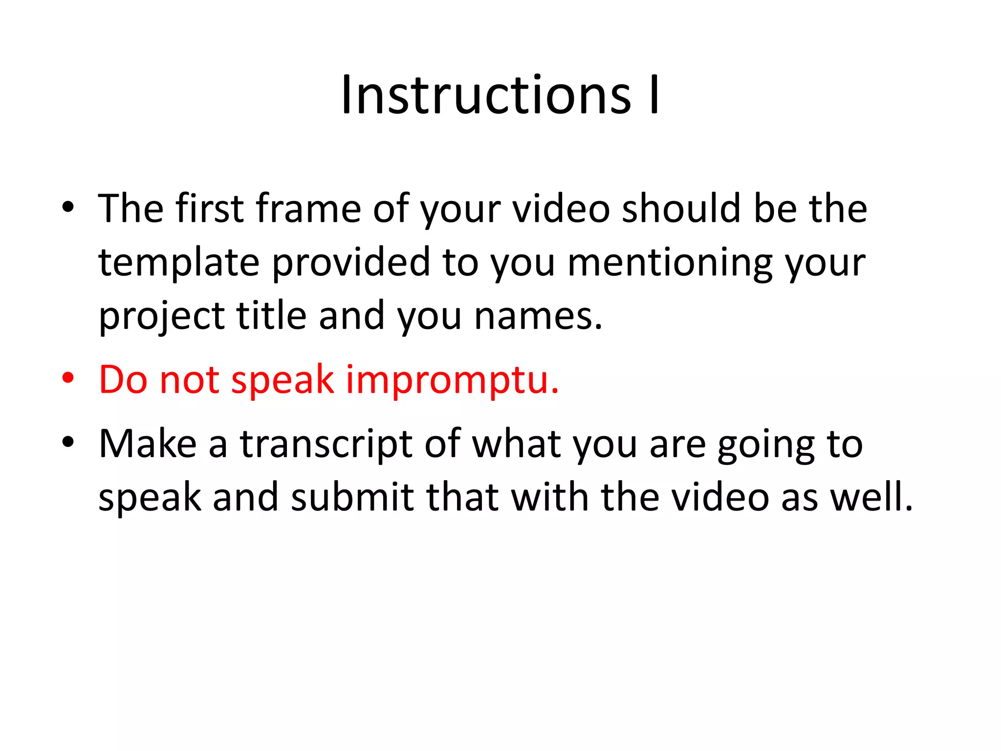 Making a screencast for CS308 project setup | PPT