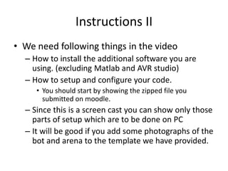 Making a screencast for CS308 project setup | PDF