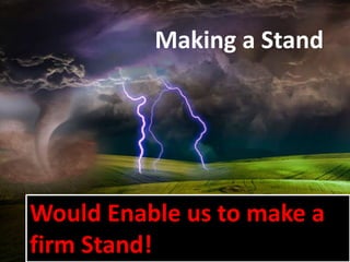 Making a stand | PPTX