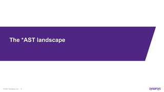 Synopsys Security Event Israel Presentation: Making AppSec Testing Work ...