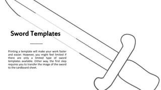 3d Paper Sword Template