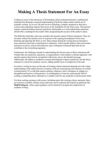 Making A Thesis Statement For An Essay.pdf