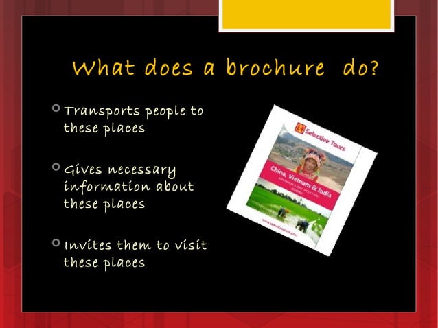 Making a travel brochure - activity based learning | PPT | Travel ...
