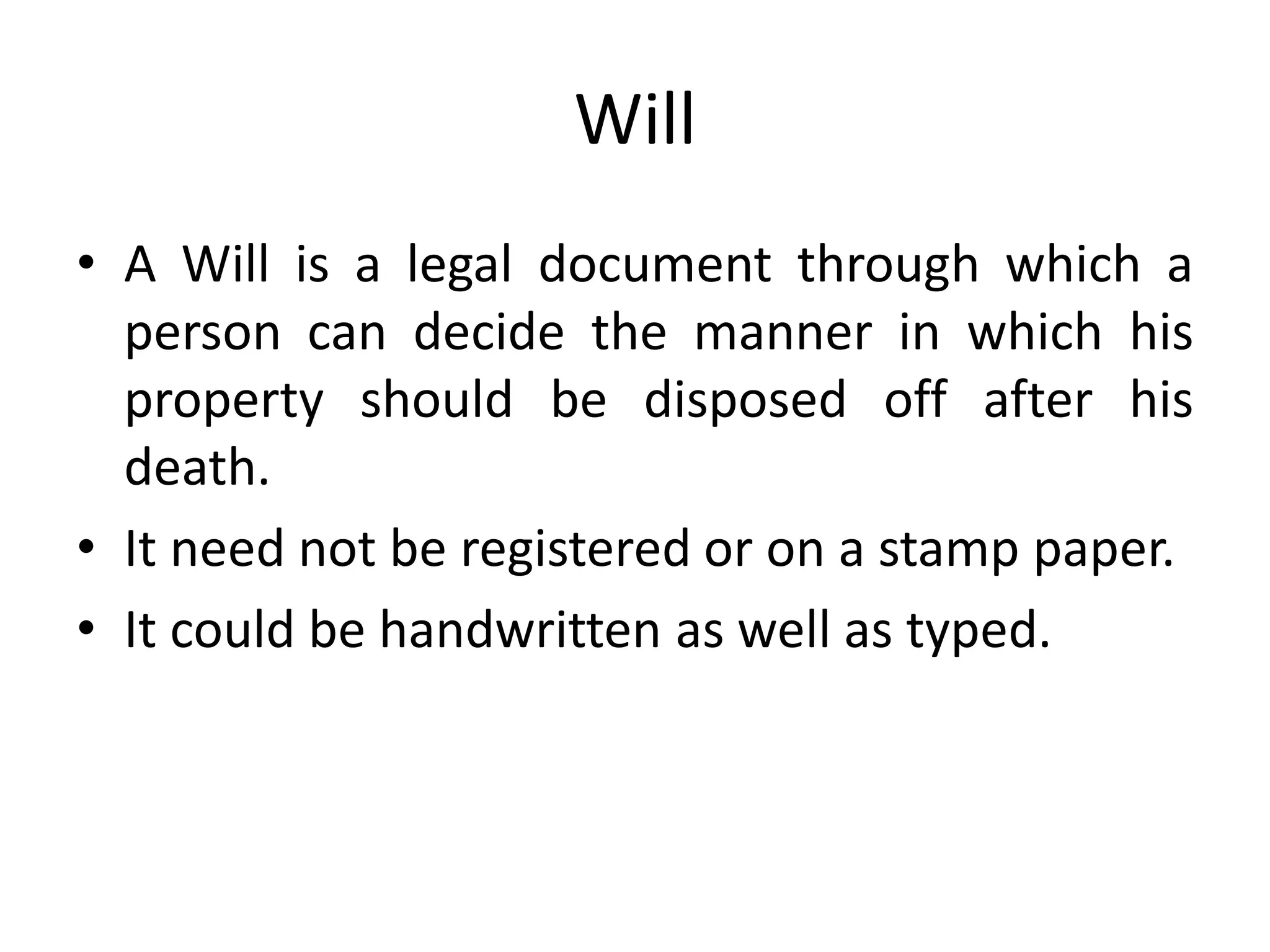 Making a will | PPT