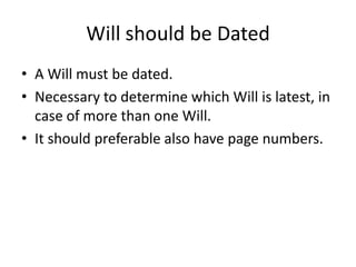 Making a will | PPT