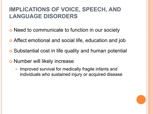 Making Best Use of Speech-Language Therapy: When to Refer and What to ...