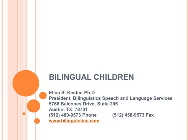 Making Best Use of Speech-Language Therapy: When to Refer and What to ...
