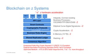 Making Blockchain Real for Business at the "z Systems Agile Enterprise ...