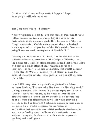 Making Capitalism More Creative By Bill Gates Capital.docx