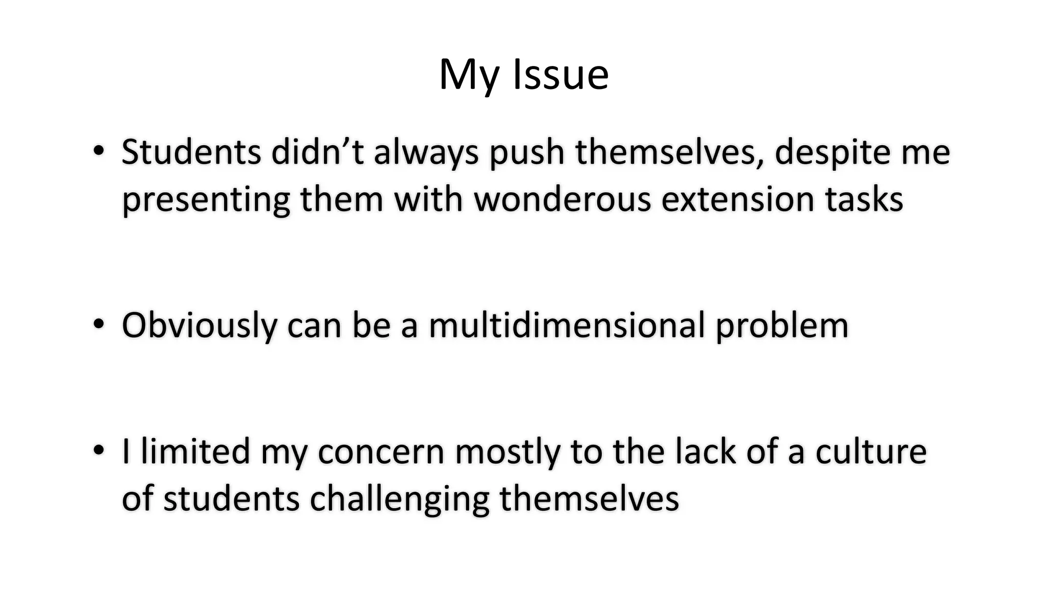 Making Challenge Stick: Increasing Student Expectations | PPTX