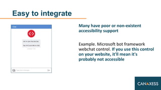 Building Accessible Chatbots | PPT