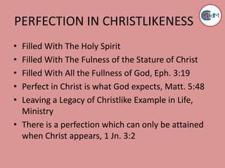 Making Christlike Disciples: Maturity | PPT