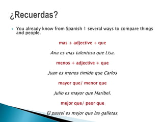 Making comparisons | PPTX