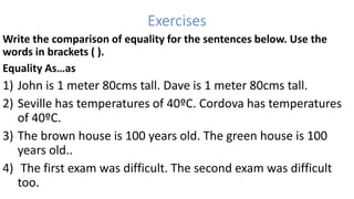 Making comparisons | PPT