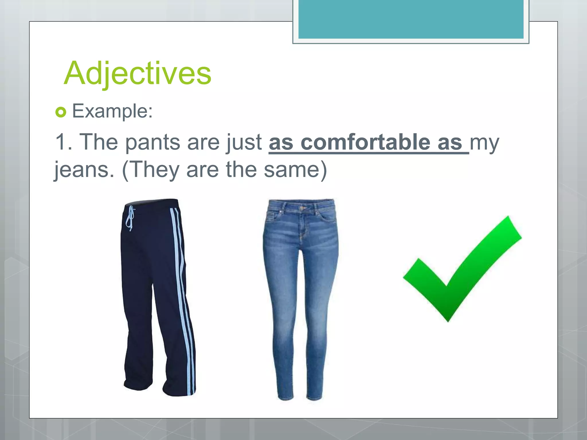 Making comparison with adjectives | PPTX