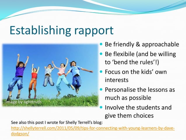 Making Connections - Classroom Management with Young Learners (Webinar ... Making Connections - Classroom Management with Young Learners (Webinar ...