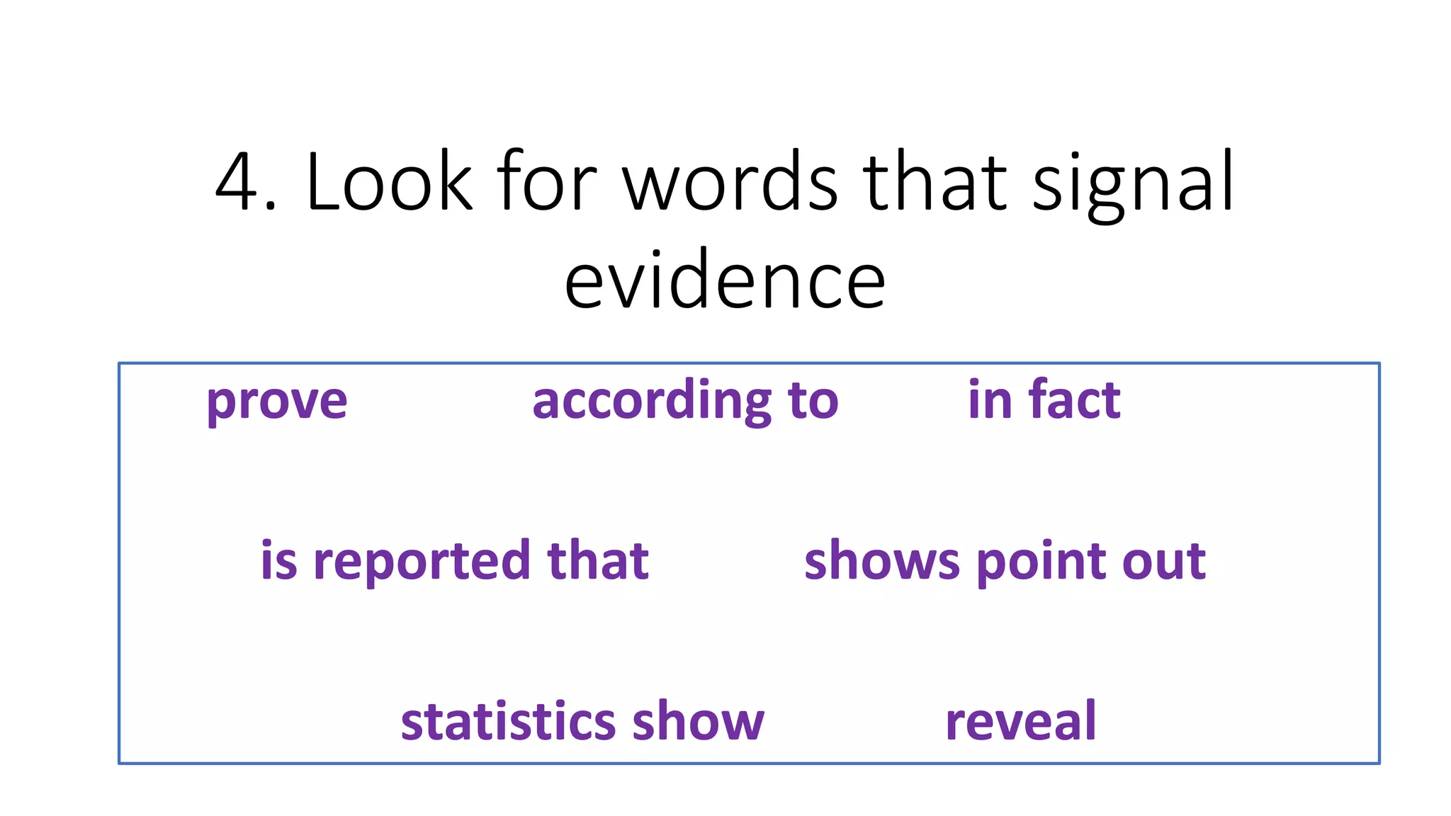 Making connections claims and evidence | PPT
