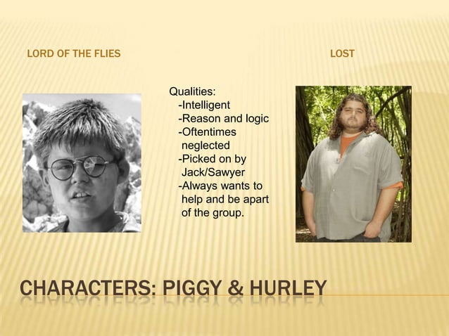 Making connections, lotf and lost | PPTX