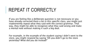 Making corrections | PPTX | Educational Assessment | Education