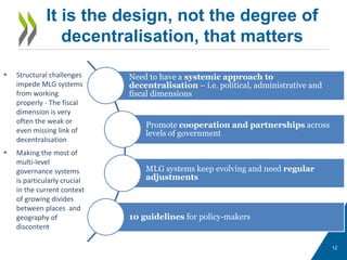 Making decentralisation work | PDF