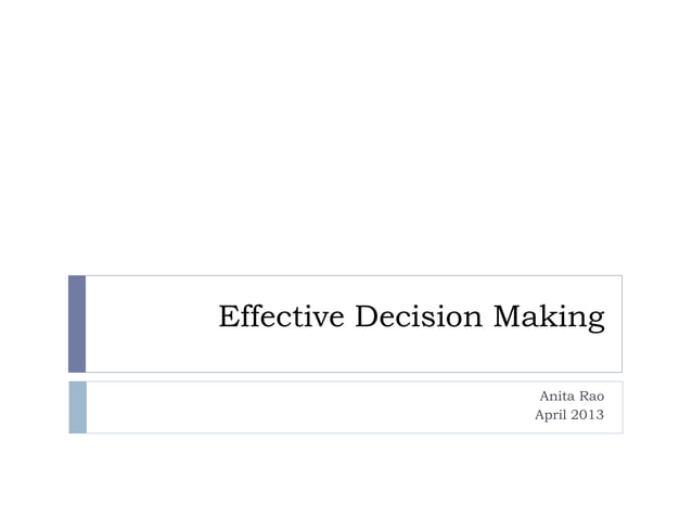 Want To Learn How To Make Thoughtful Decisions Ppt