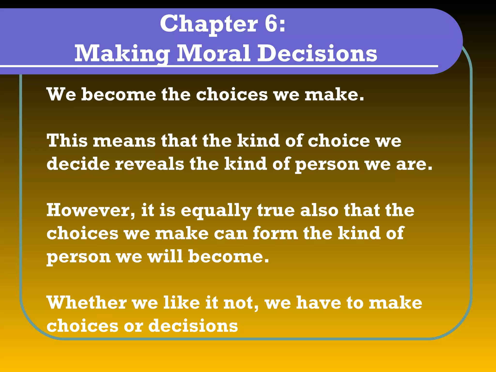 Making decisions and sin | PPT | Christianity | Religion & Spirituality