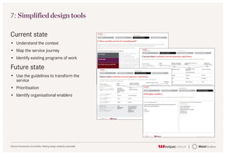 Service frameworks and toolkits: Making design artefacts actionable | PDF