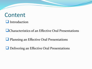 Making effective oral presentations | PPTX