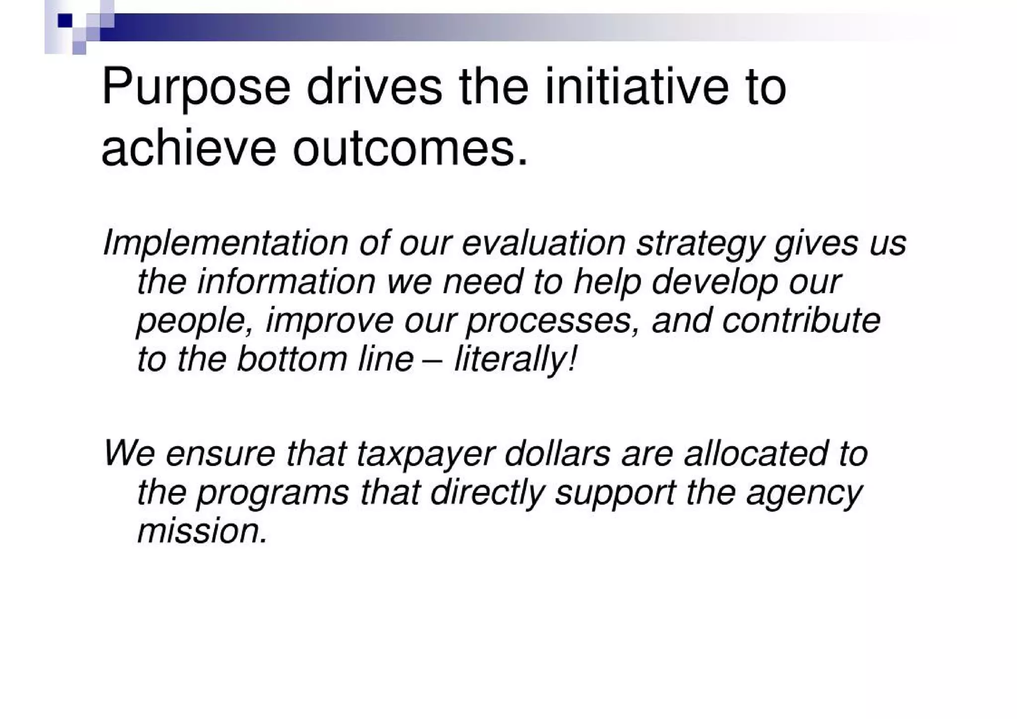 Making Evaluation Work | PDF