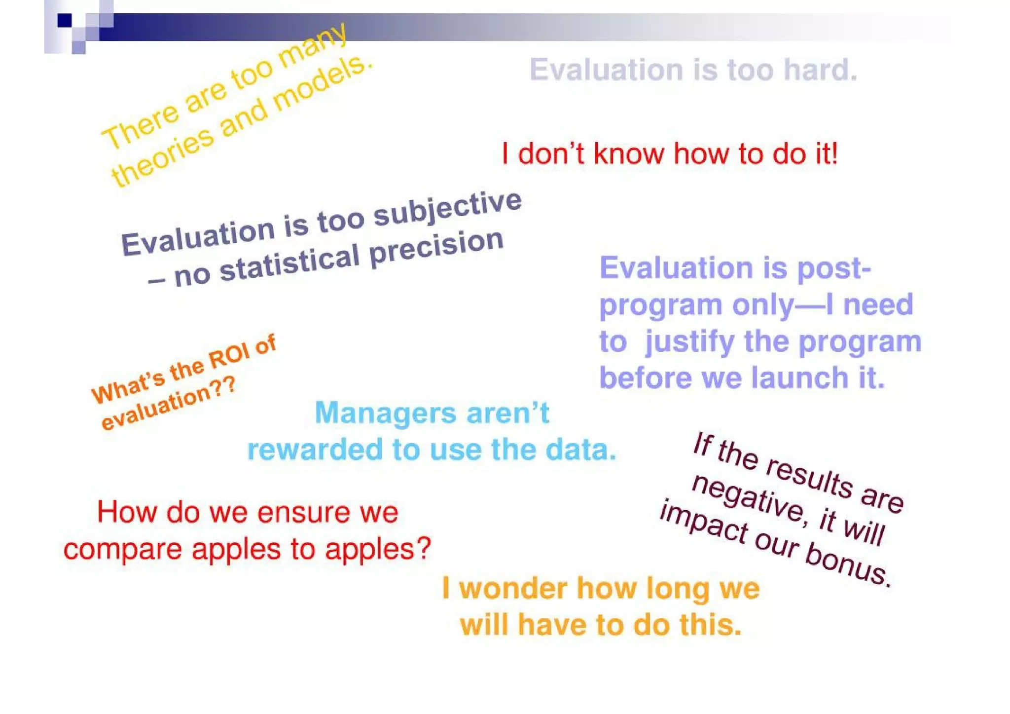 Making Evaluation Work | PDF