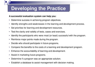 Making Evaluation Work | PPT