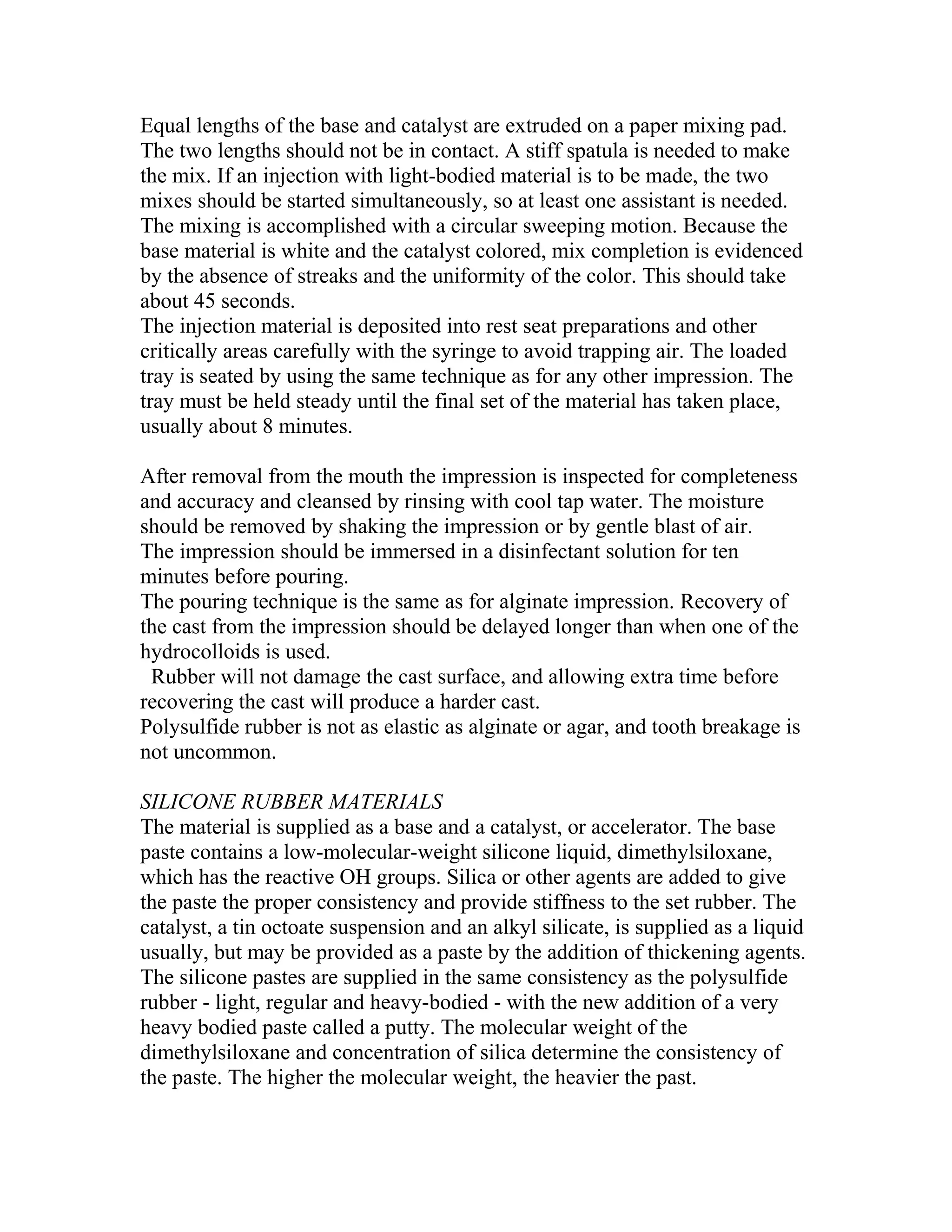 Final impression for removable partial dentures | DOC