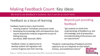 Making feedback count | PPTX