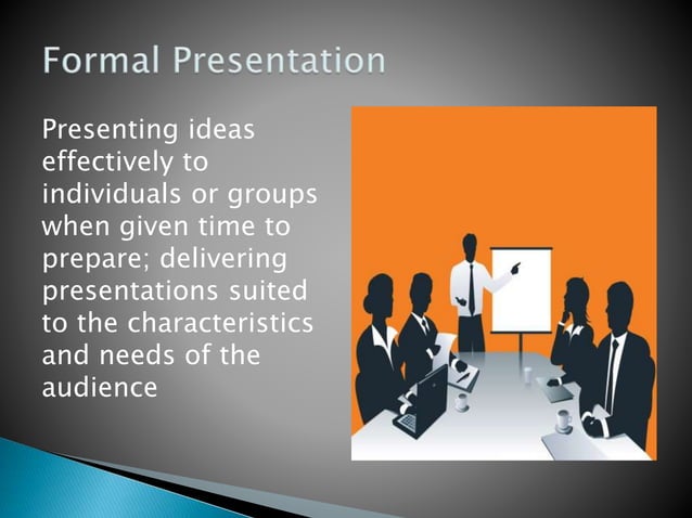 Making Formal Presentation | PPTX