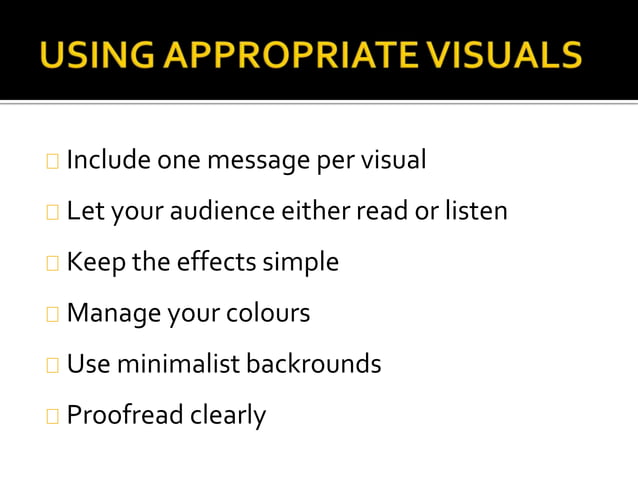 Formal presentations | PPTX