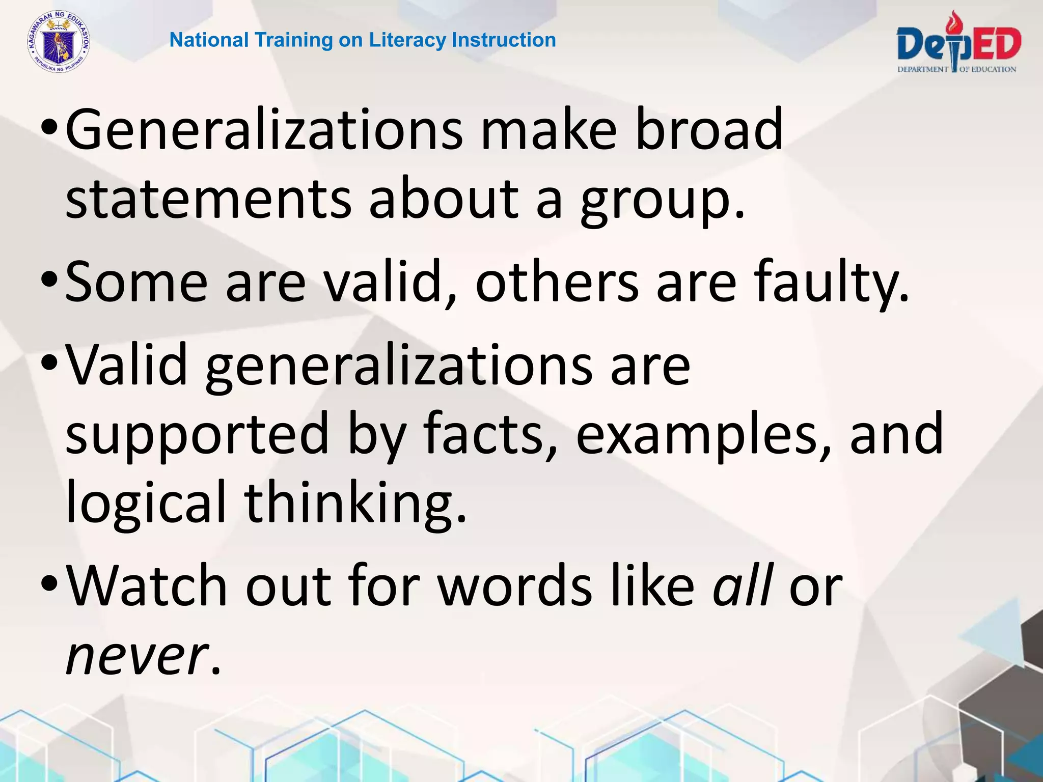 MAKING GENERALIZATION.pptx