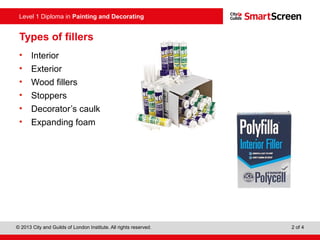 Making good and repairing surfaces | PPT