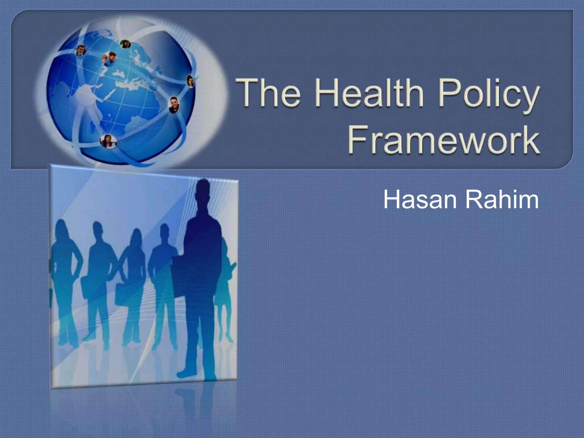 Making health policy | PPTX