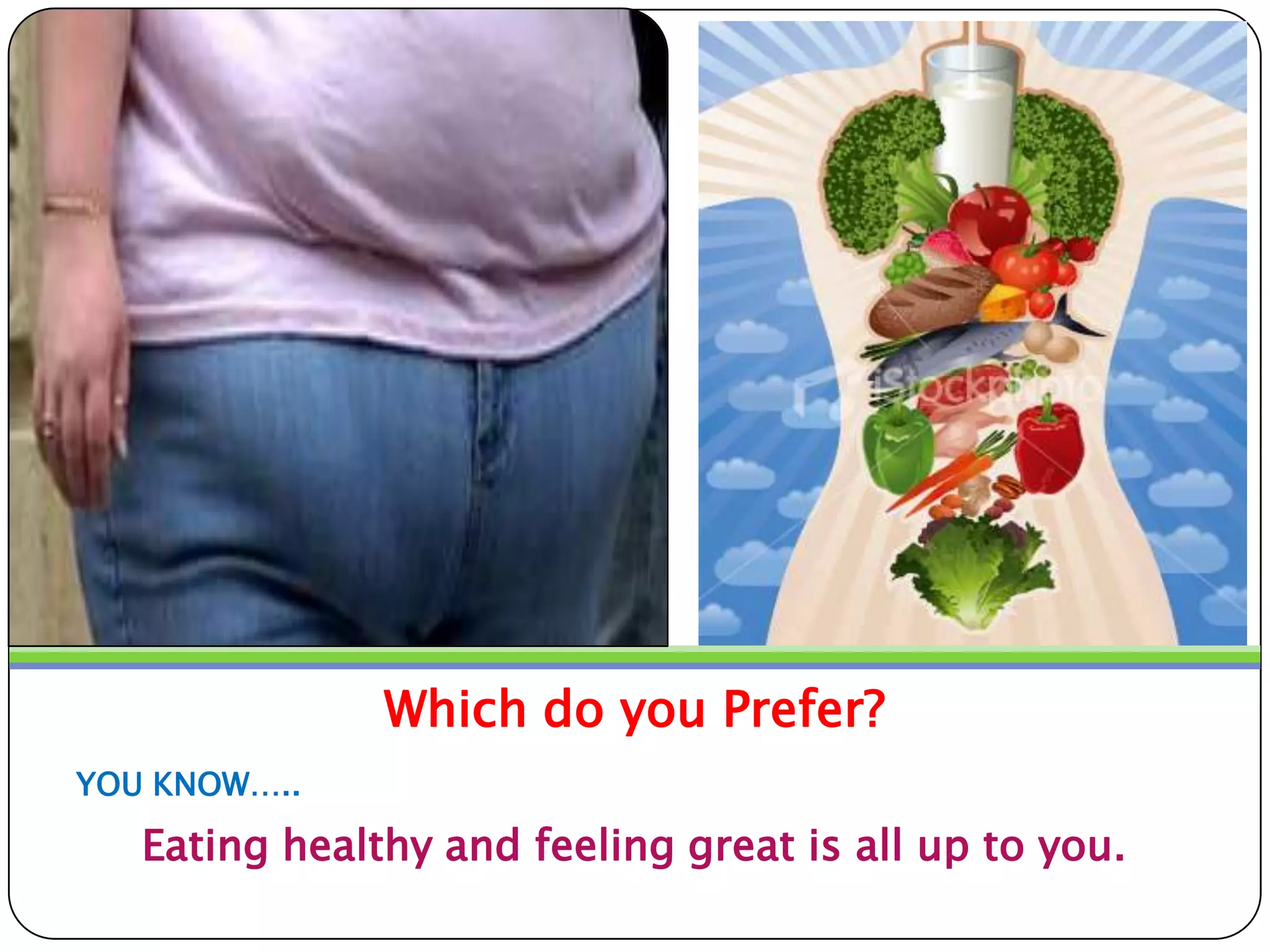 Making healthy food choices | PPTX