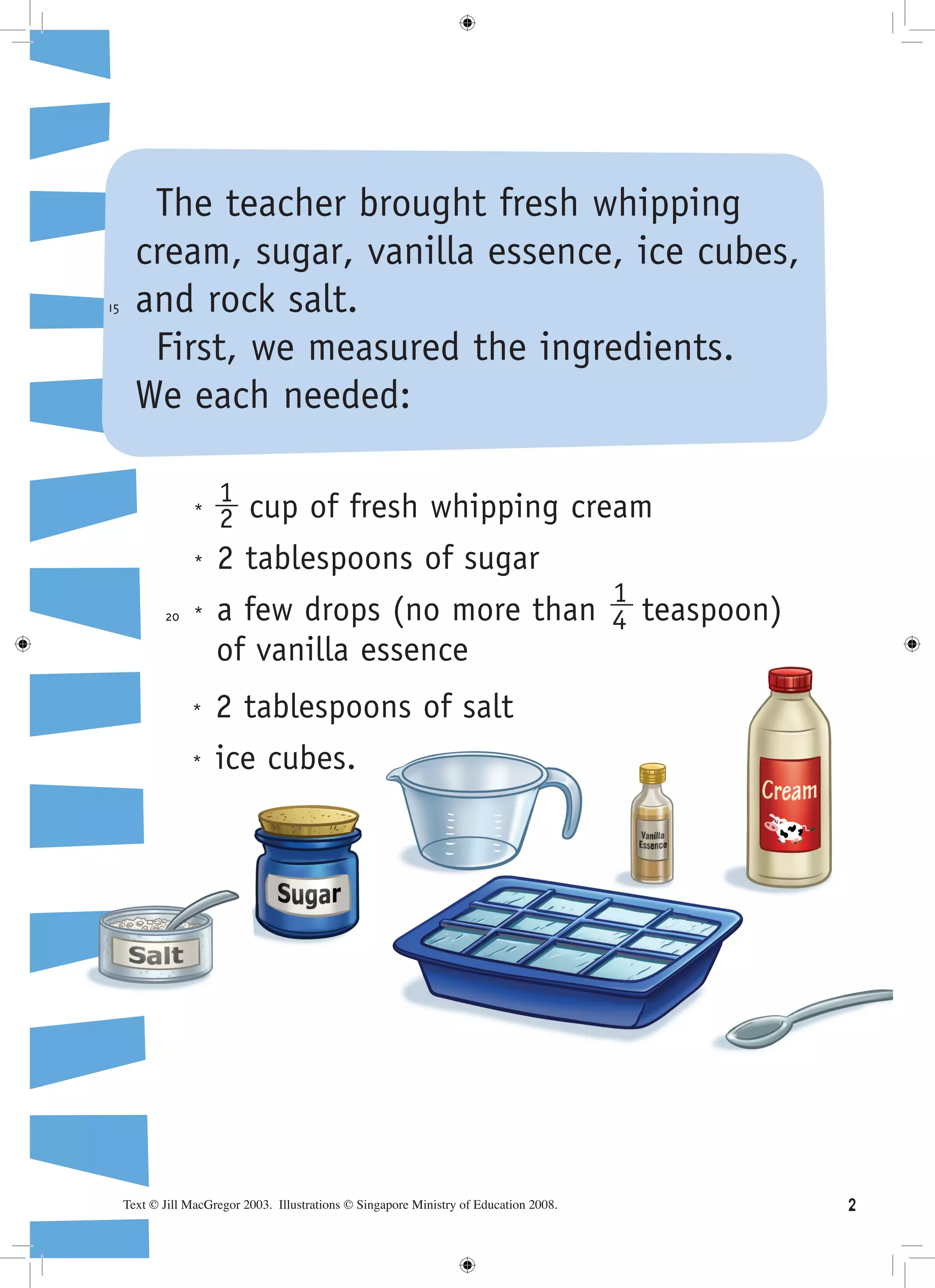 Making ice cream teaching text colour[1] | PDF
