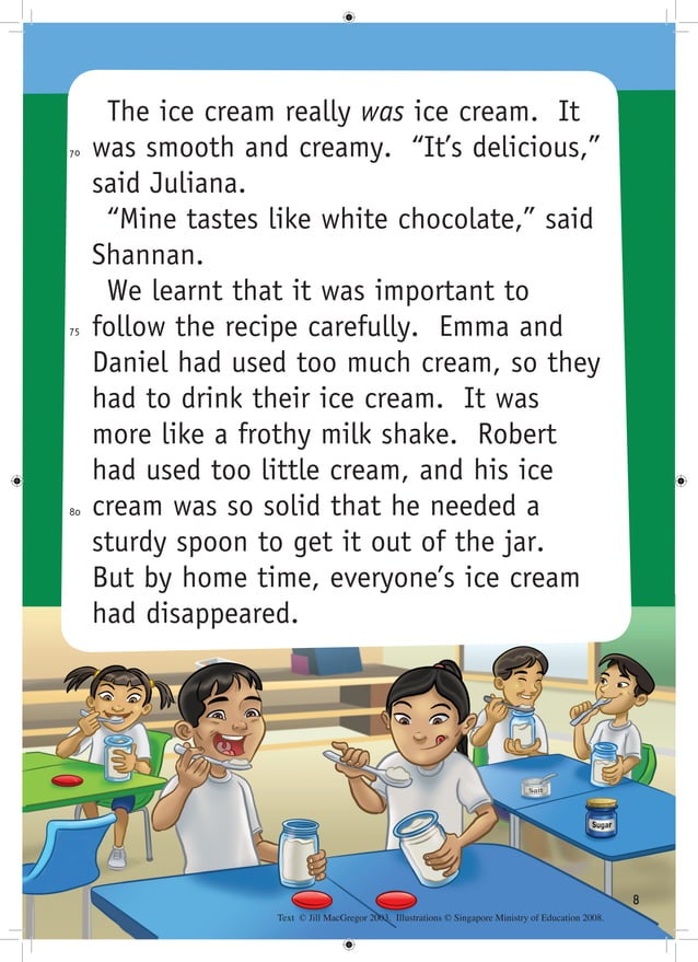 Making ice cream teaching text colour[1] | PDF
