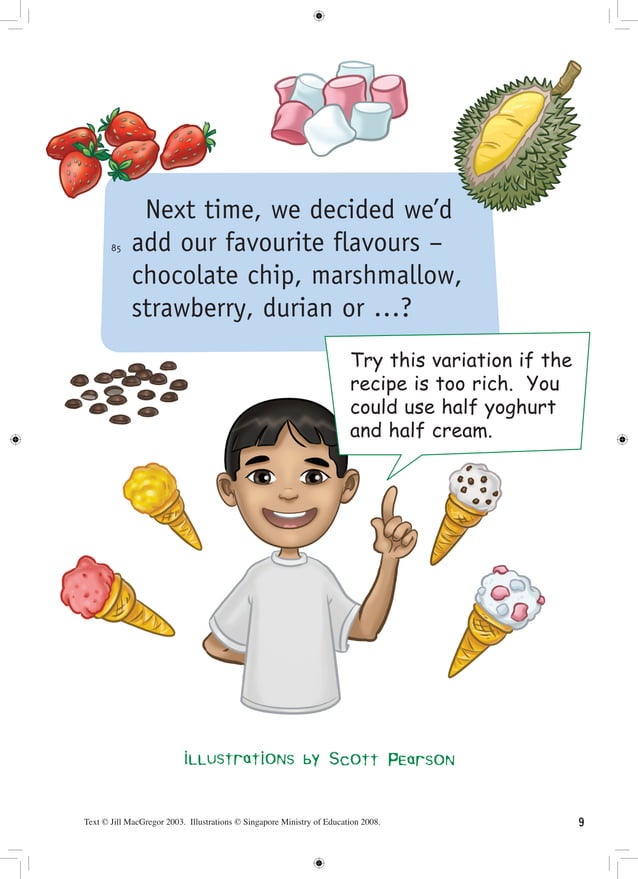 Making ice cream teaching text colour[1] | PDF