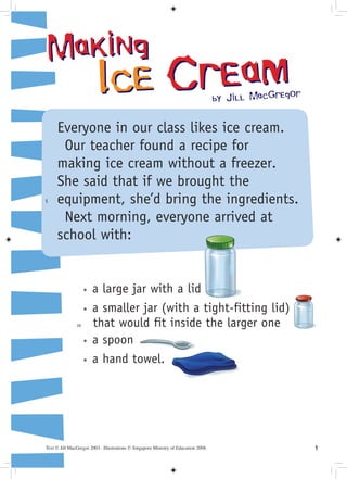 Procedure Text How To Make Ice Cream